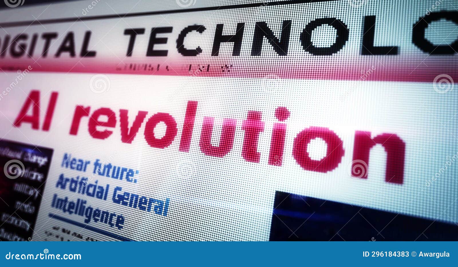 AI Revolution and Artificial Intelligence Technology Newspaper on ...