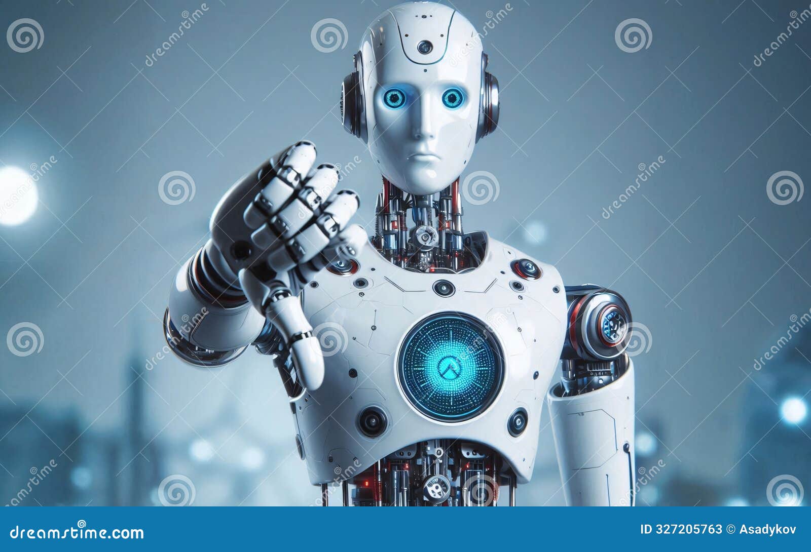 Ai Robot Artificial Intelligence Thumbs Down Dislike Negative ...