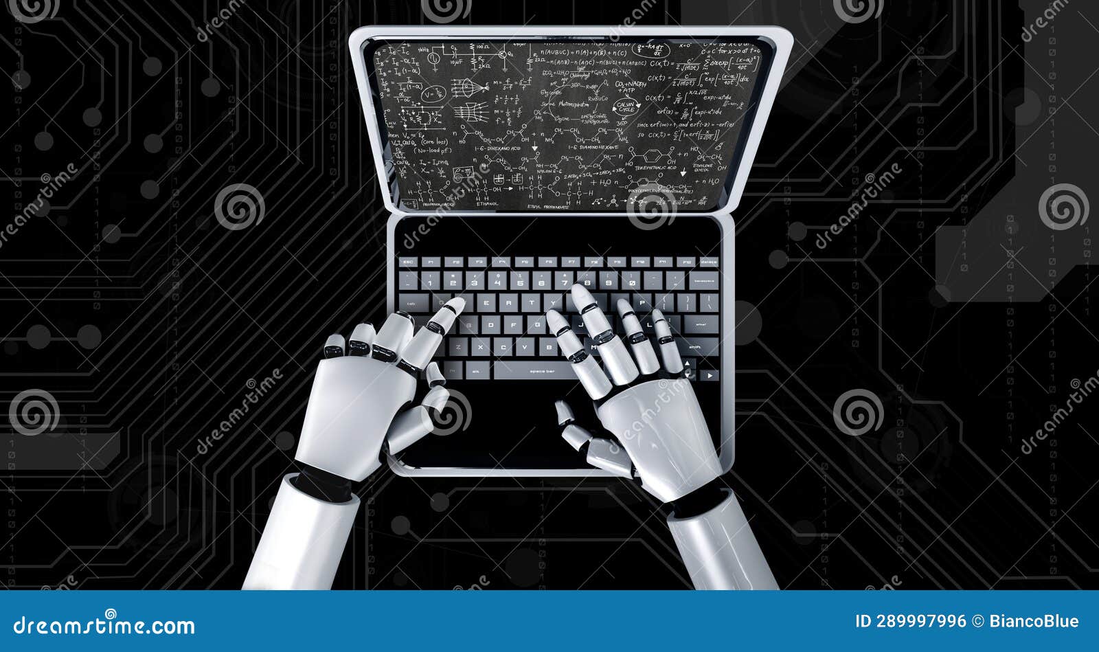 AI Robot with Artificial Intelligence Using Modish Computer Software ...