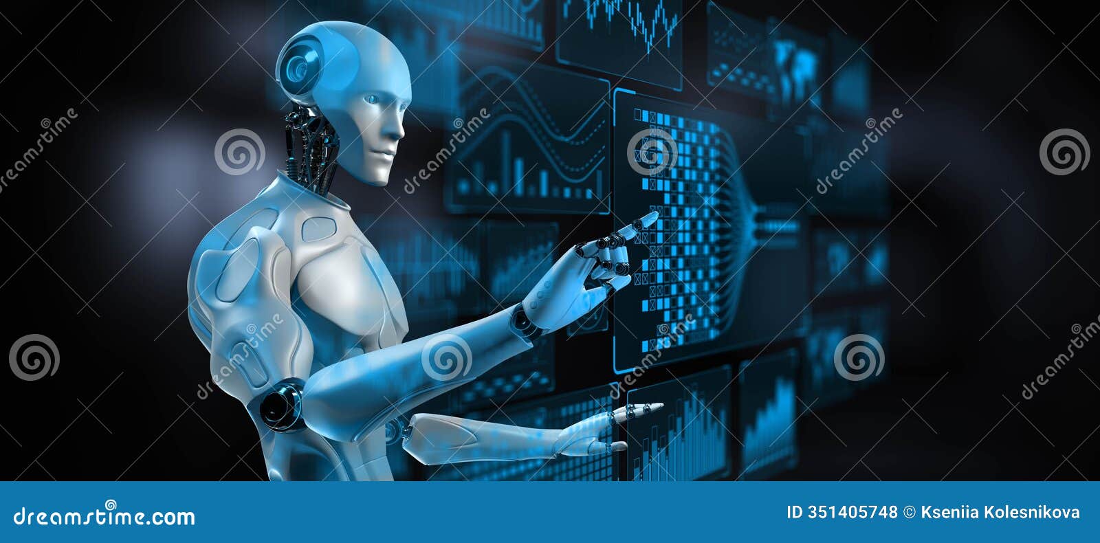 AI Robot with Big Data Analytics Dashboard for Business and Technology ...