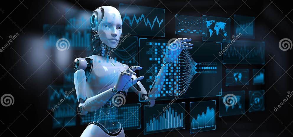 AI Robot with Big Data Analytics Dashboard for Business and Technology ...