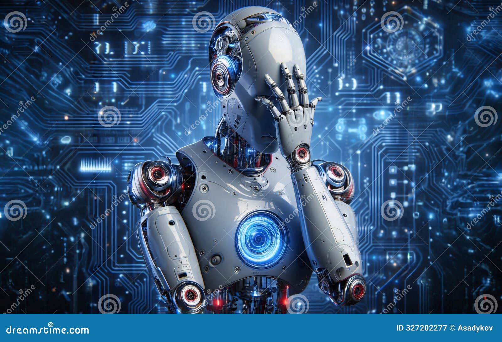 Ai Robot Gesture Facepalm Artificial Intelligence Frustration ...