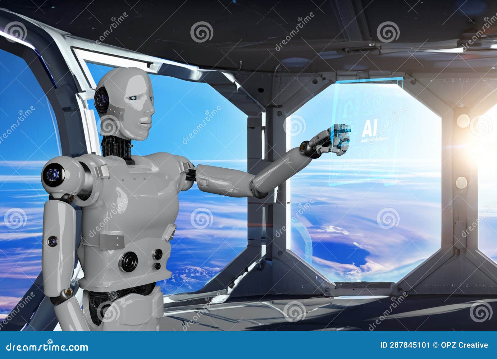 AI Robot Thinking Idea Brains Intelligence Computer Industrial ...