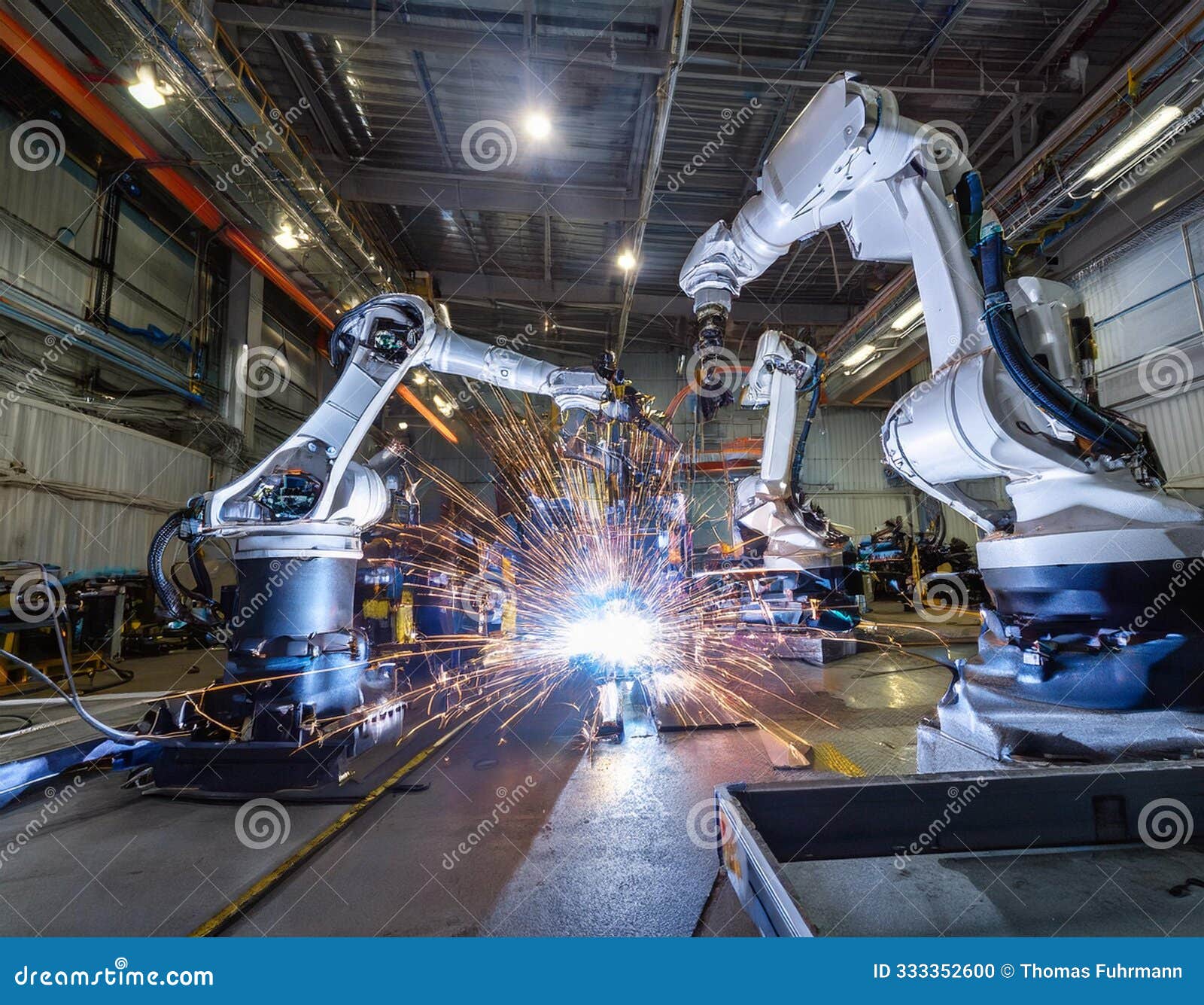 AI Robots And Androids Work With Many Tools In Manufacturing And ...