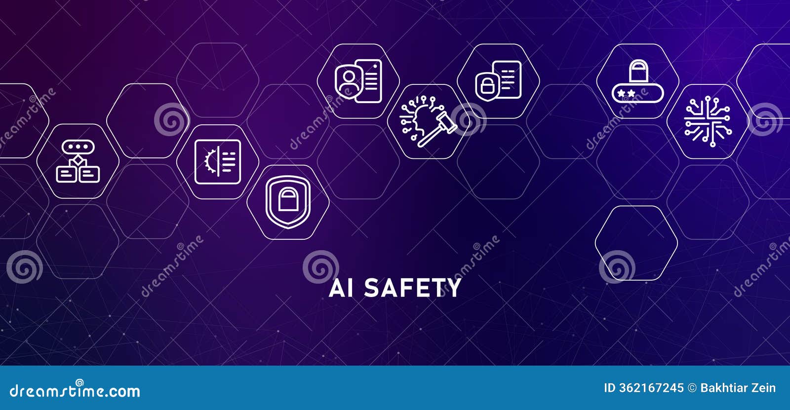 AI Safety Gradient Header Modern Smart Machine Learning Data Security ...