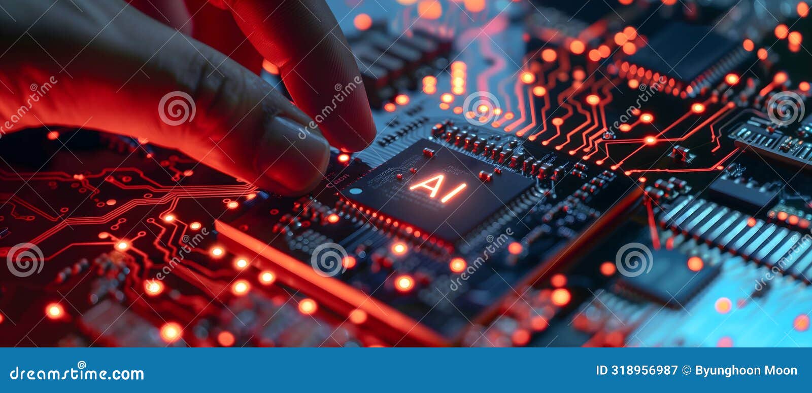 AI Semiconductor Chip - There is an AI Semiconductor Chip on the ...