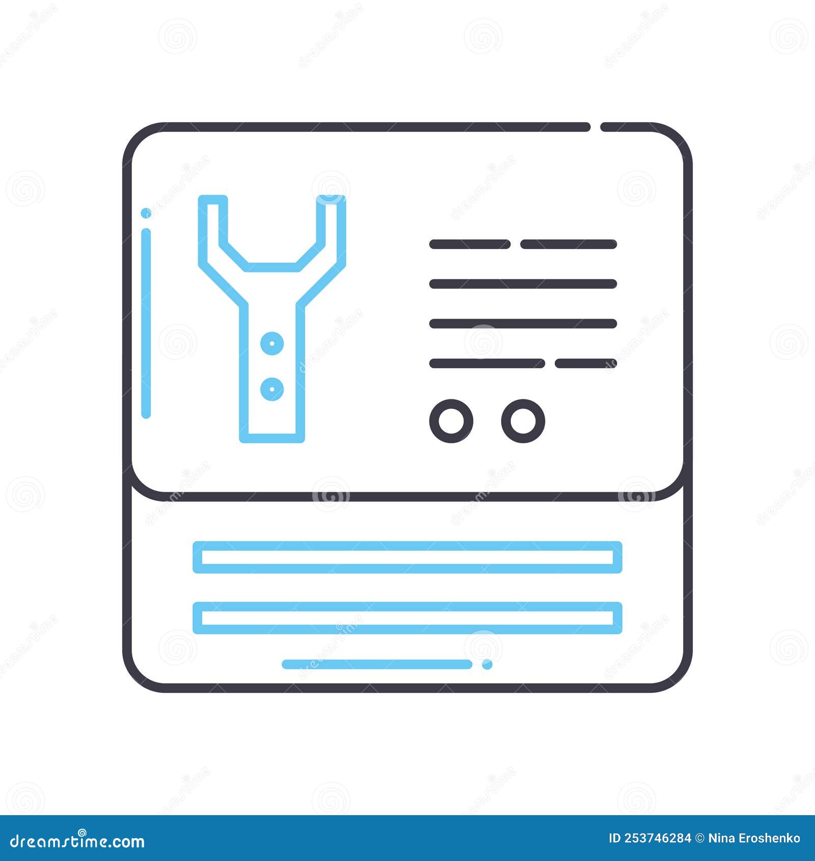 Ai Simulation Line Icon, Outline Symbol, Vector Illustration, Concept ... Ai Simulation Line Icon, Outline Symbol, Vector Illustration, Concept ...