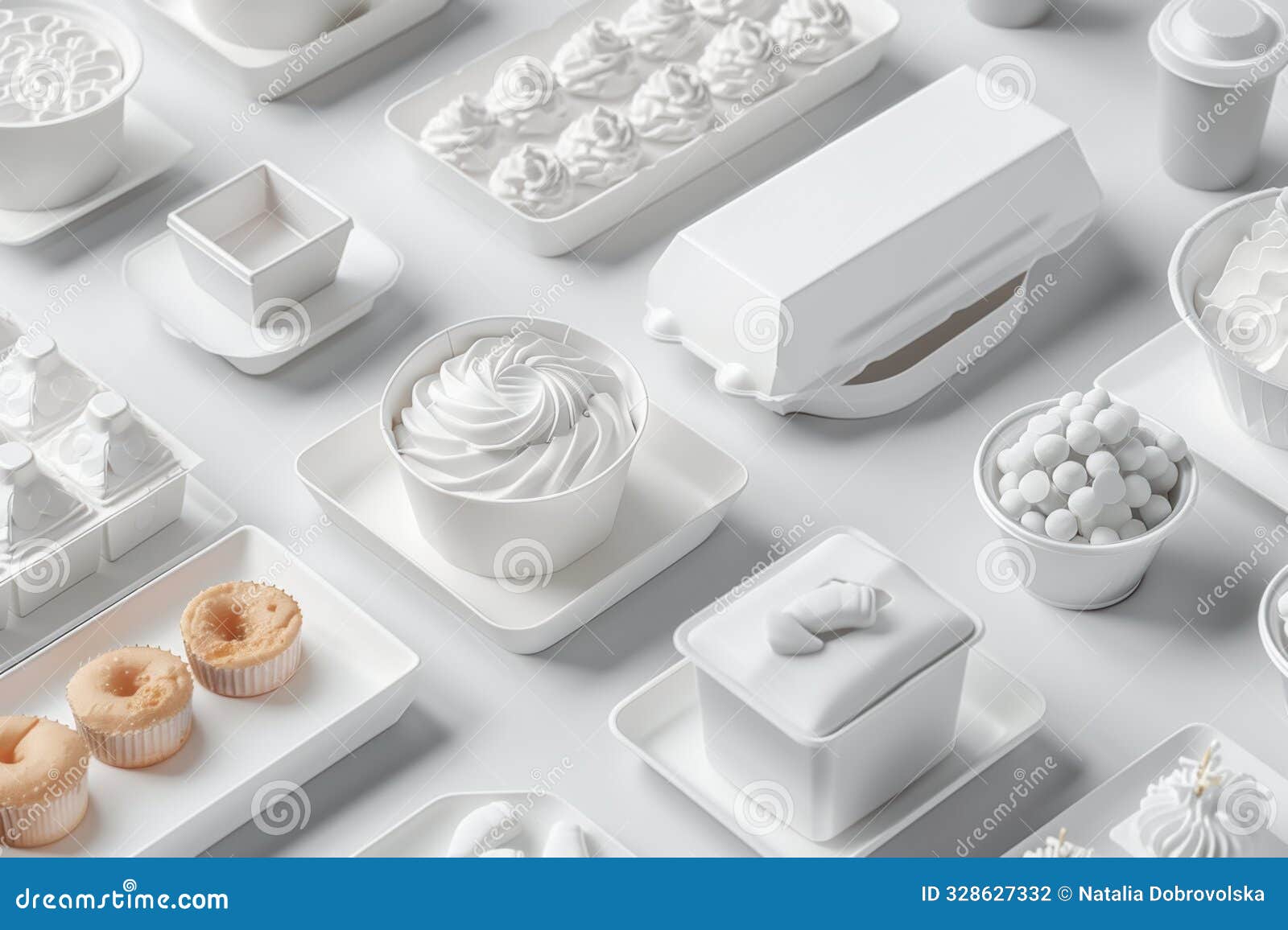 AI Smart Food Factory in White Tones, Advanced Robotics and Automation ... AI Smart Food Factory in White Tones, Advanced Robotics and Automation ...