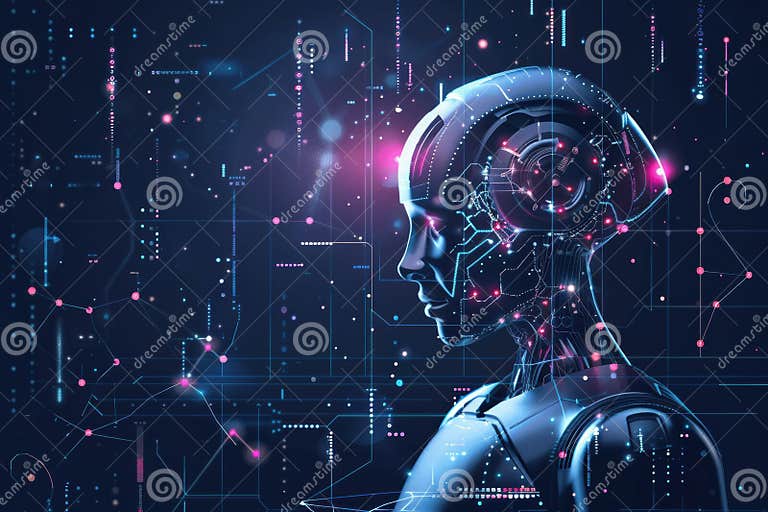 Ai Statistics and Analytics Background Copy Space Stock Photo - Image ...