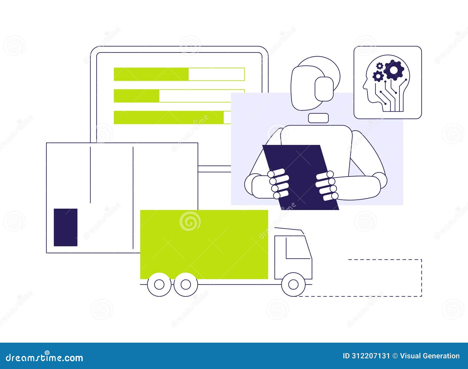 AI-Streamlined Routine Inquiries Handling Abstract Concept Vector ...