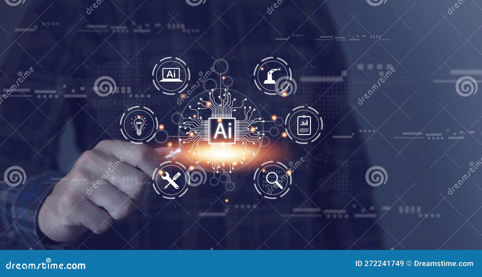 Ai,Study and Research of Artificial Intelligence Stock Image - Image of academic, network: 272241749