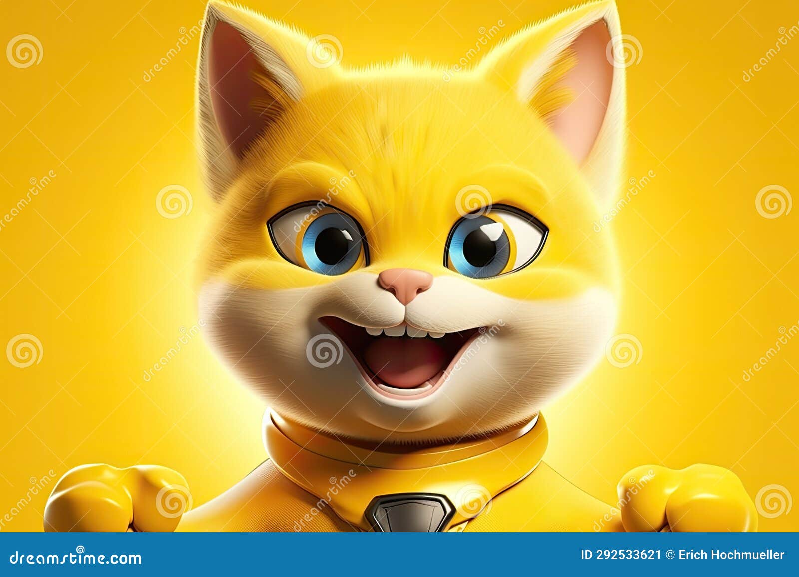 Super Paws Unleashed: a 3D-Generated Cat S Heroic Transformation on ...