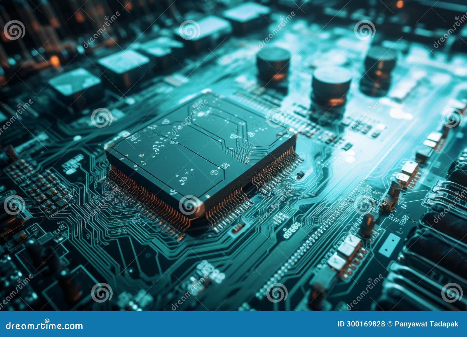 AI Supercomputer Chrome, Insane Level of Detail Throughout Circuitry by ...