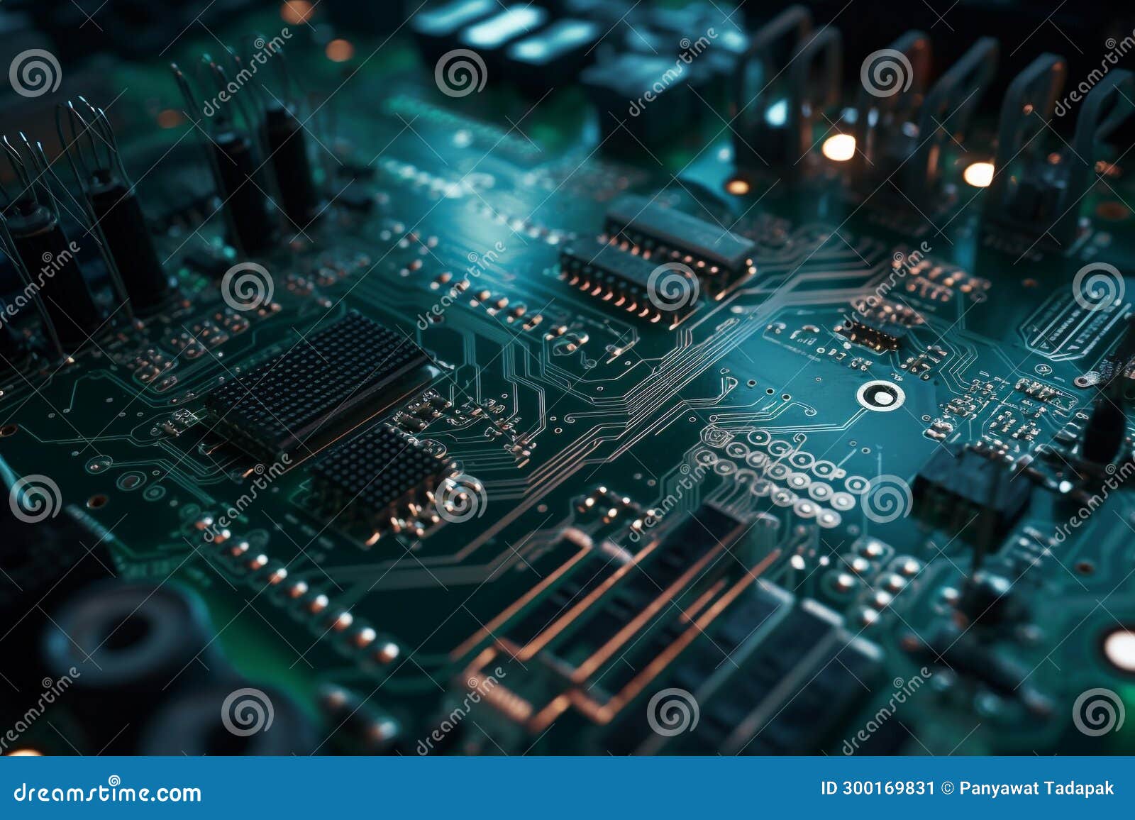 AI Supercomputer Chrome, Insane Level of Detail Throughout Circuitry by ...