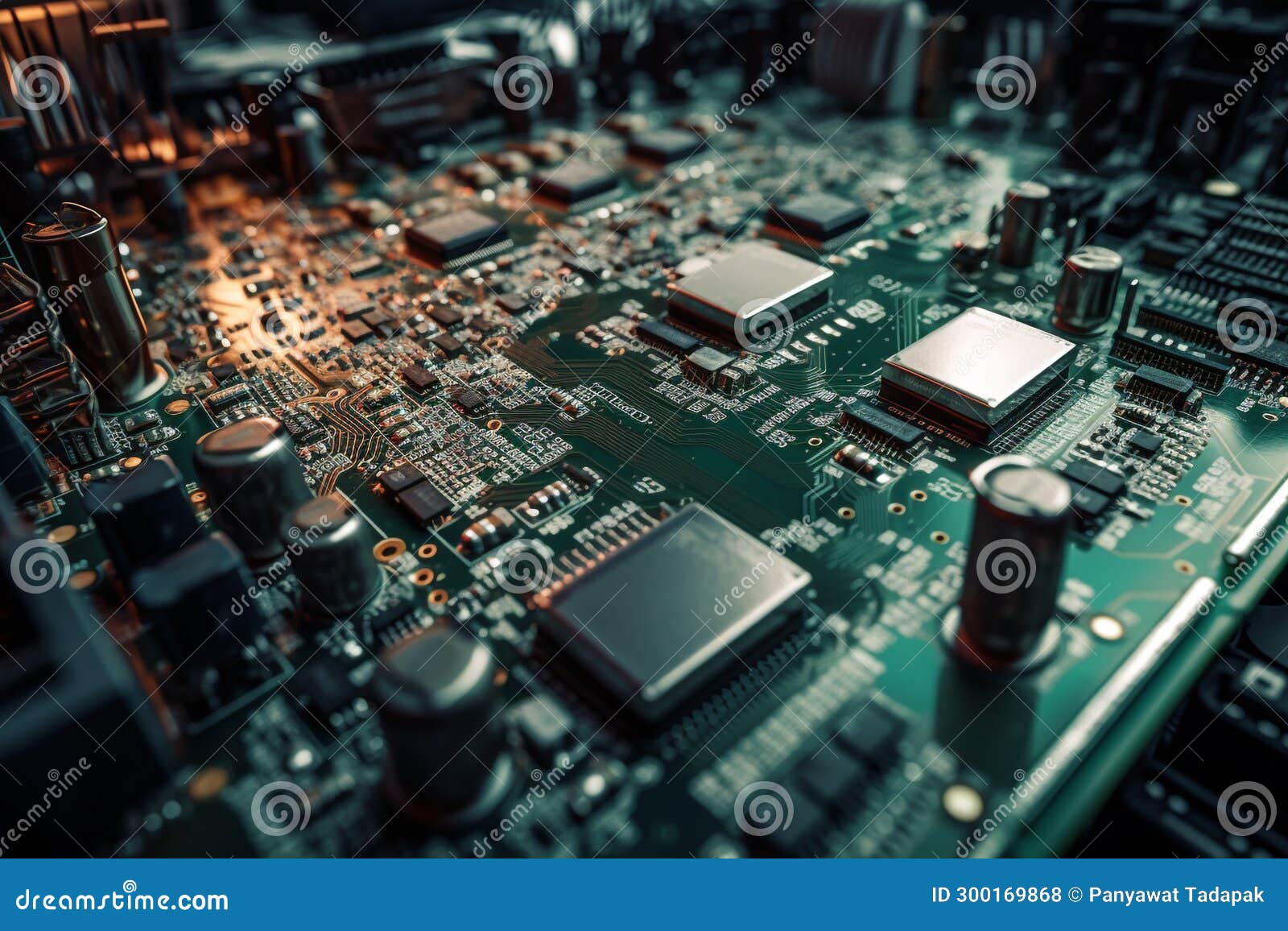 AI Supercomputer Chrome, Insane Level of Detail Throughout Circuitry by ...