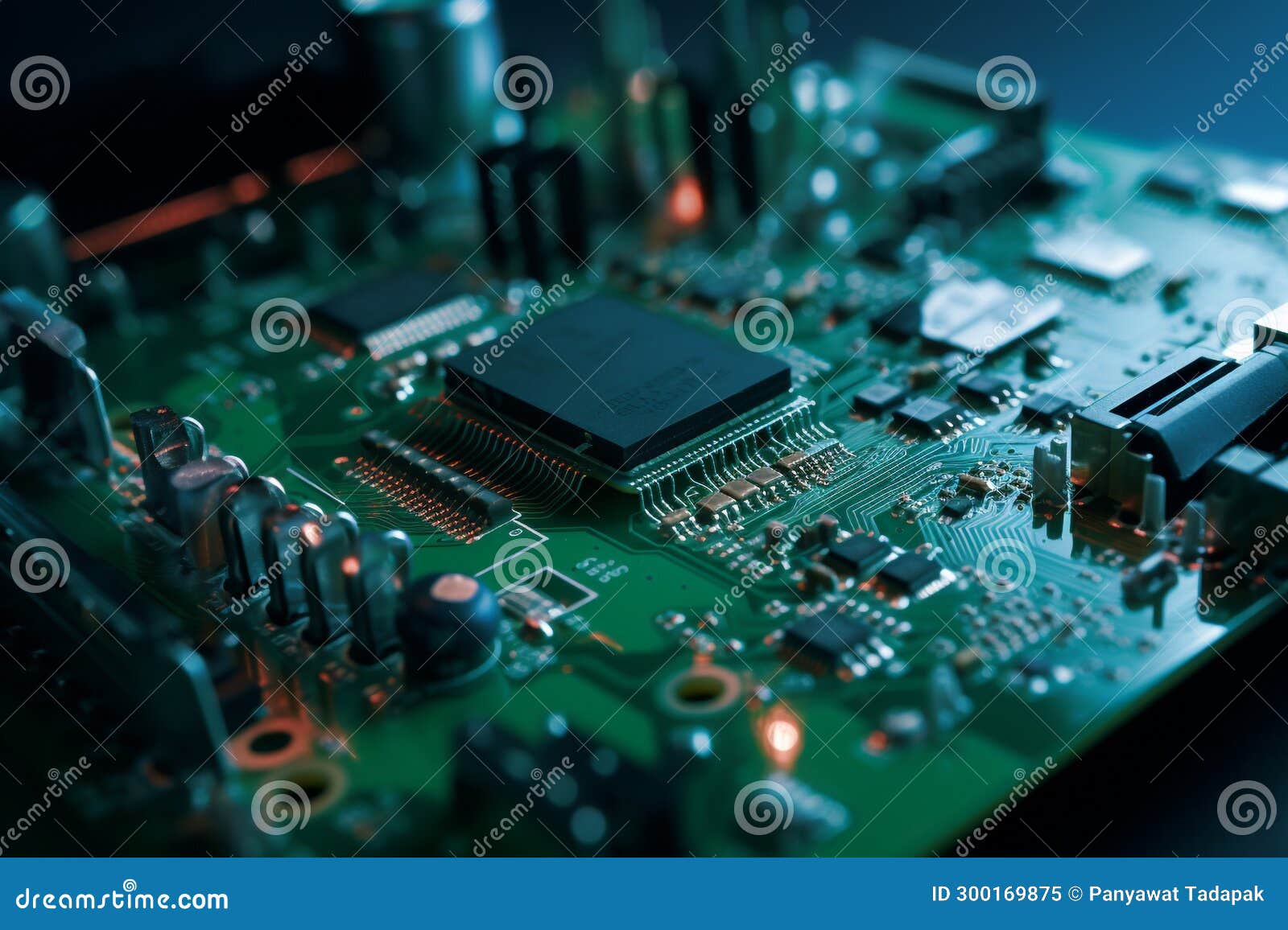 AI Supercomputer Chrome, Insane Level of Detail Throughout Circuitry by ...