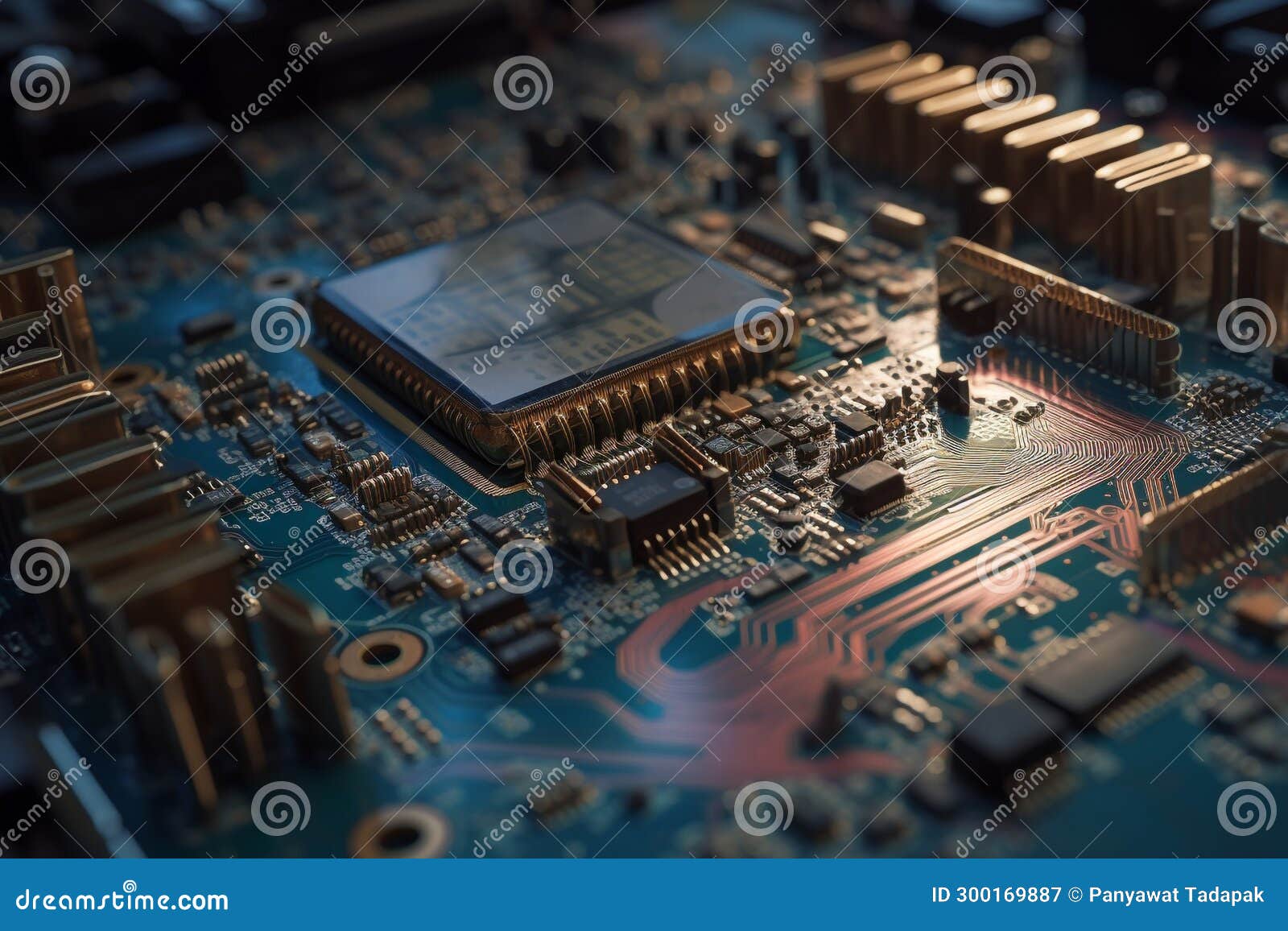 AI Supercomputer Chrome, Insane Level of Detail Throughout Circuitry by ...