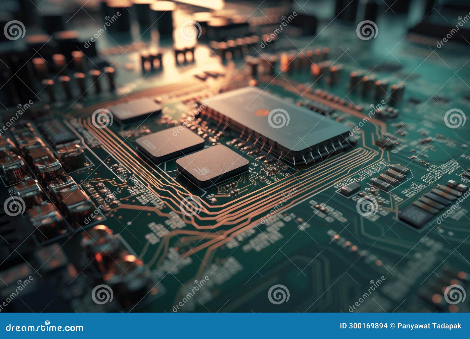 AI Supercomputer Chrome, Insane Level of Detail Throughout Circuitry by ...