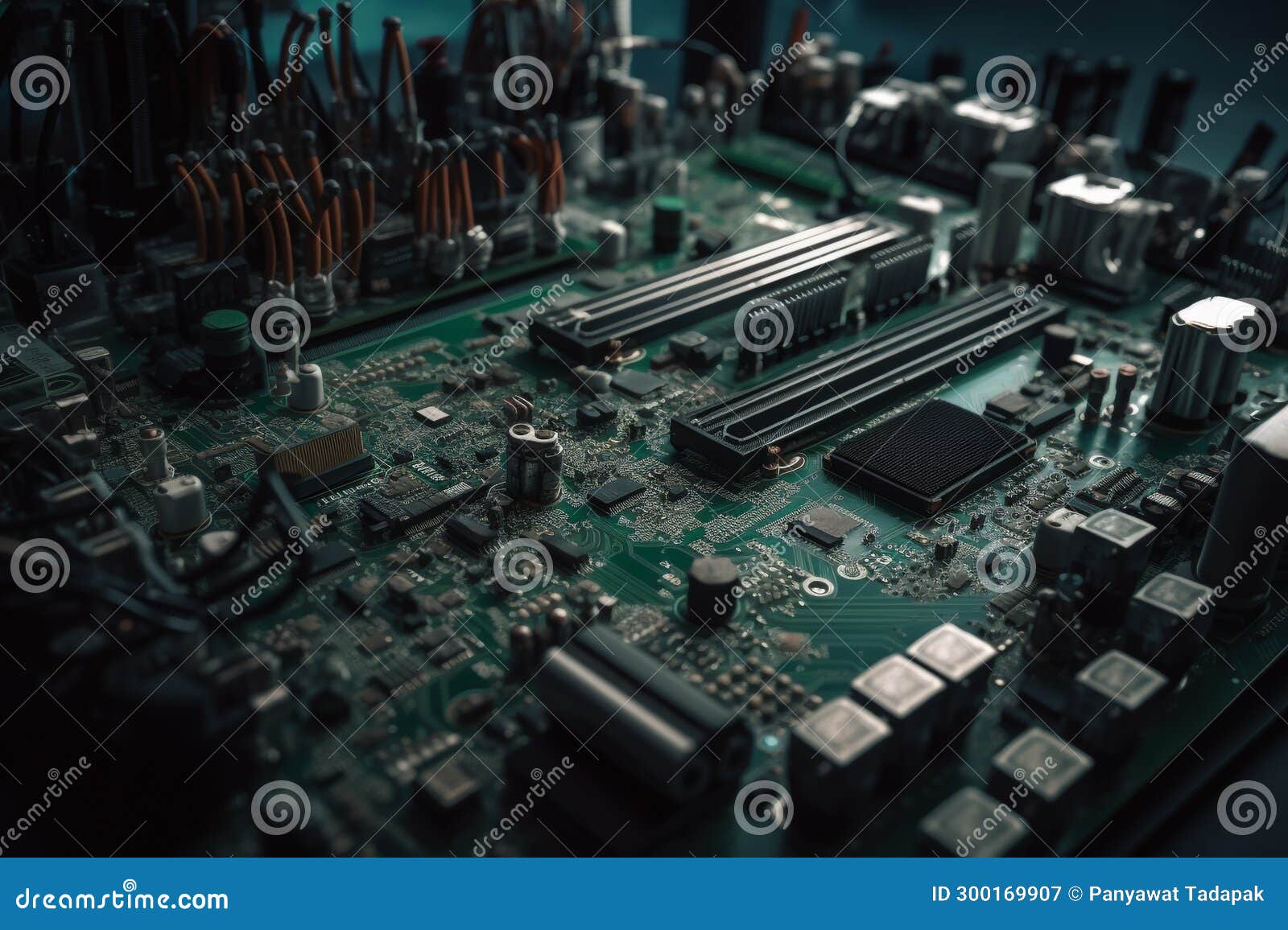 AI Supercomputer Chrome, Insane Level of Detail Throughout Circuitry by ...