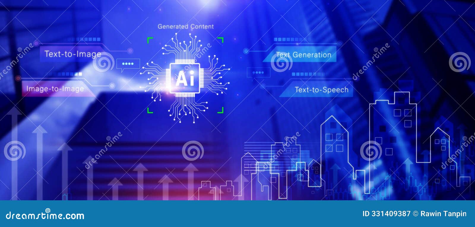 Ai Tech, Artificial Intelligence To Generate Content, Text To Image ...