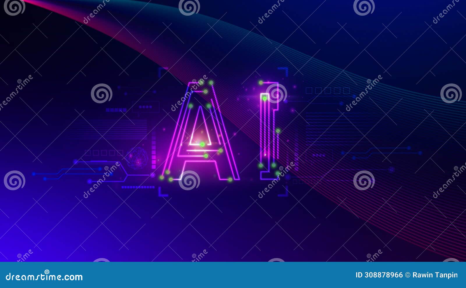 Ai Tech Background, Virtual Graphic Global Internet Connect Chatgpt ...