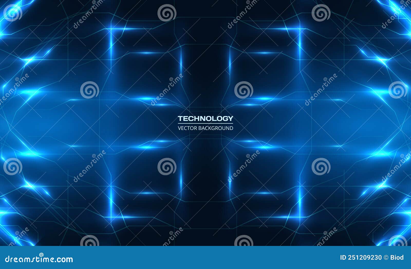 Ai Tech Futuristic Virtual Reality Cyberspace Background. Stock Vector ...