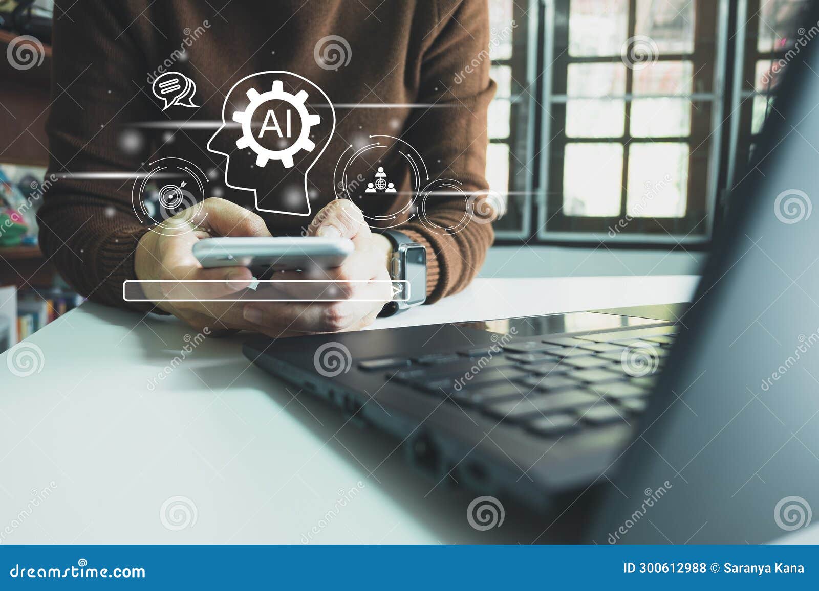 AI Technology, Artificial Intelligence, Chatbot Chat and Talk with AI ...