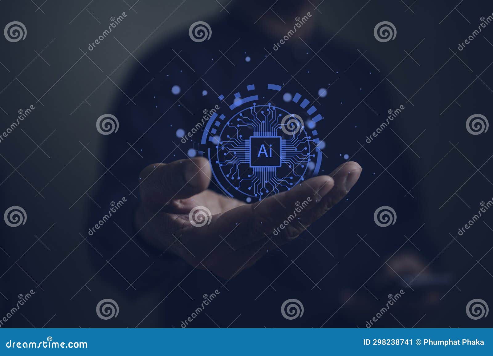 Ai Technology, Artificial Intelligence. People Using Artificial ...