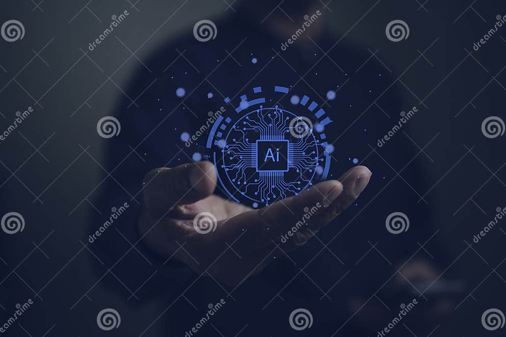 Ai Technology, Artificial Intelligence. People Using Artificial ...