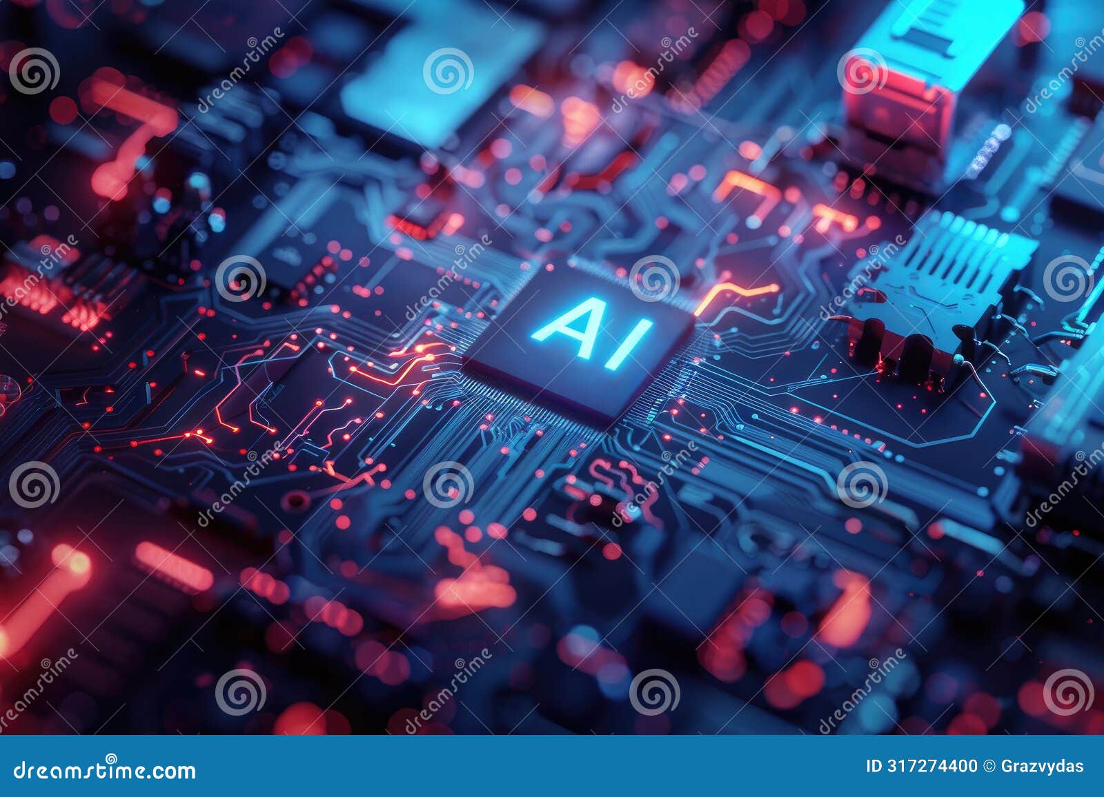 AI Technology. Chip With AI Latters On Circuit Board Royalty-Free Stock ... AI Technology. Chip With AI Latters On Circuit Board Royalty-Free Stock ...