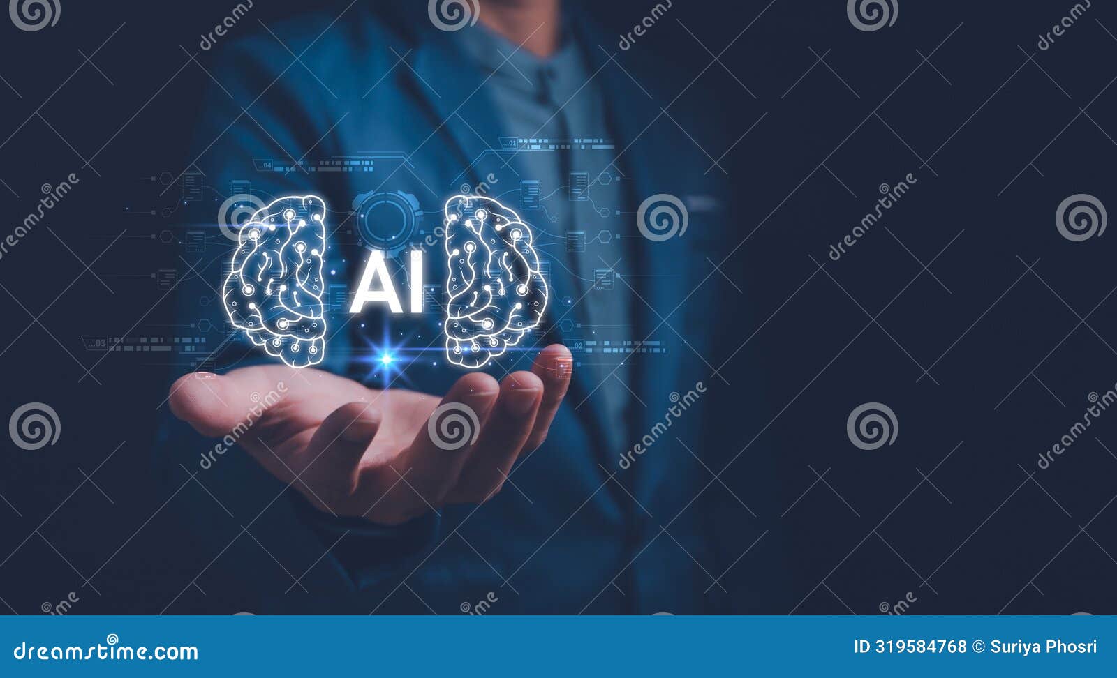 Ai Technology Concept, Artificial Intelligence Tool, Automation Data ...