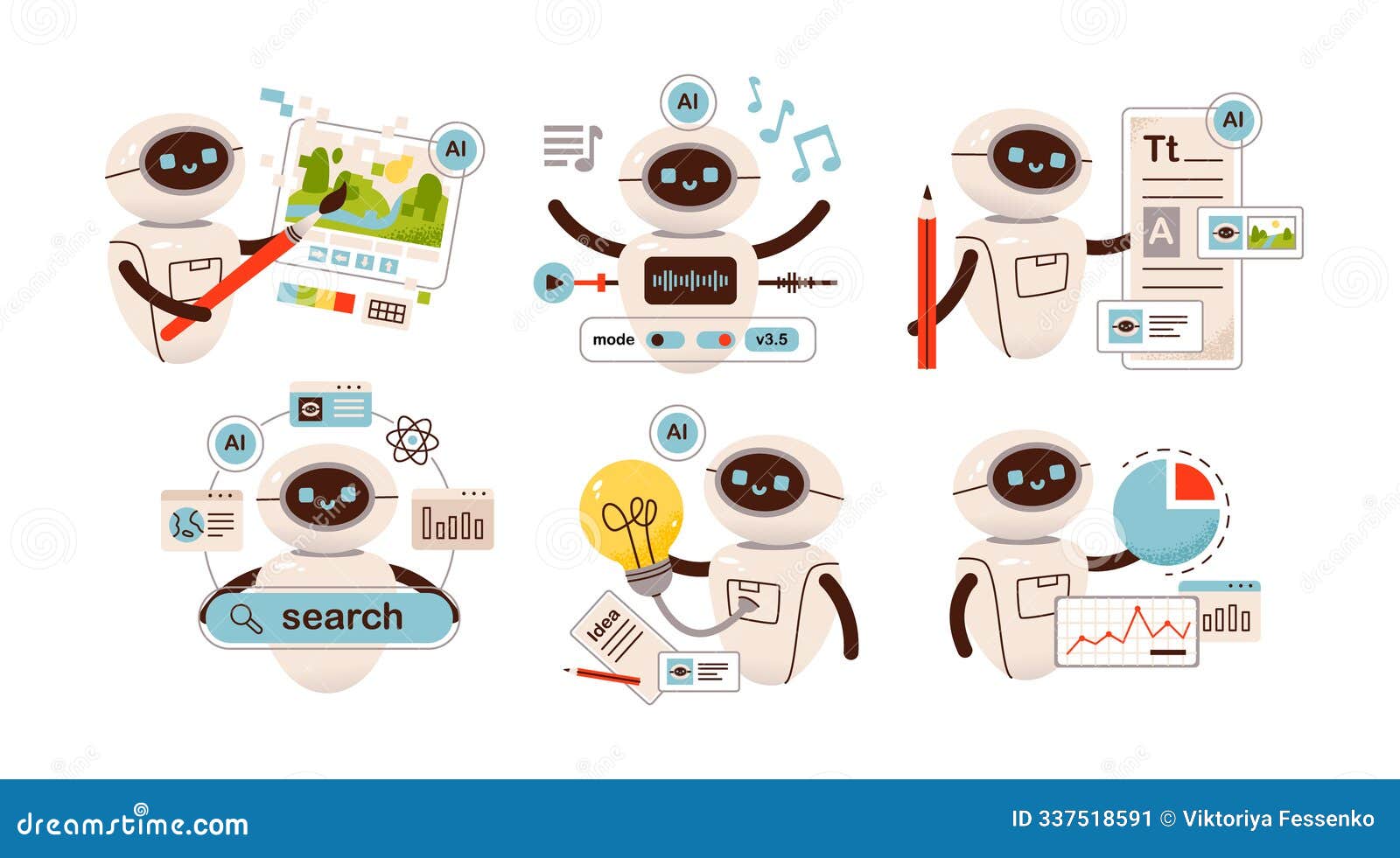Cognitive AI: Robots With Neural Networks That Understand Humans Stock ... Cognitive AI: Robots With Neural Networks That Understand Humans Stock ...
