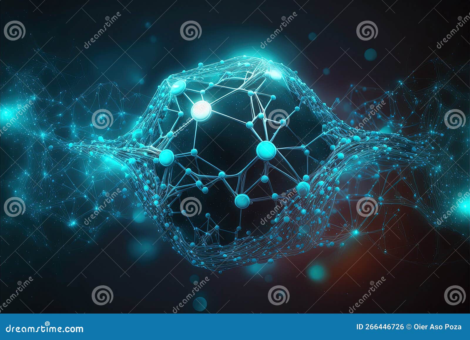 Futuristic Universe, The Movement Of Stars Around The Center Of Gravity ...