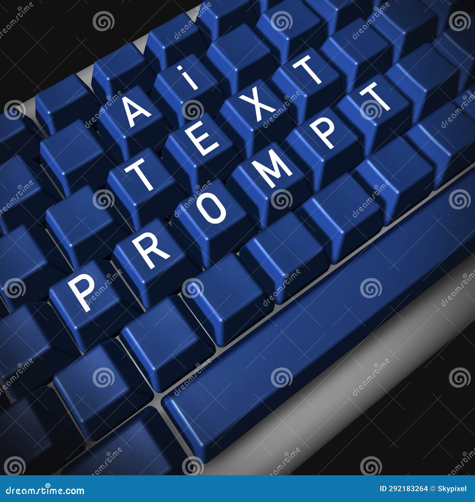 AI Text Prompt stock illustration. Illustration of concept - 292183264
