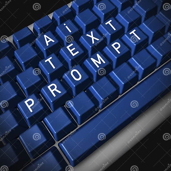 AI Text Prompt stock illustration. Illustration of concept - 292183264