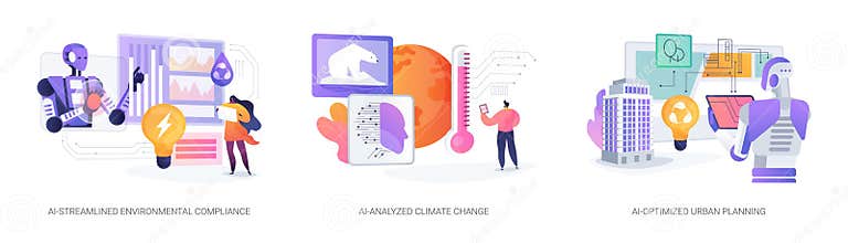 AI Tools for Environmental Management Abstract Concept Vector ...