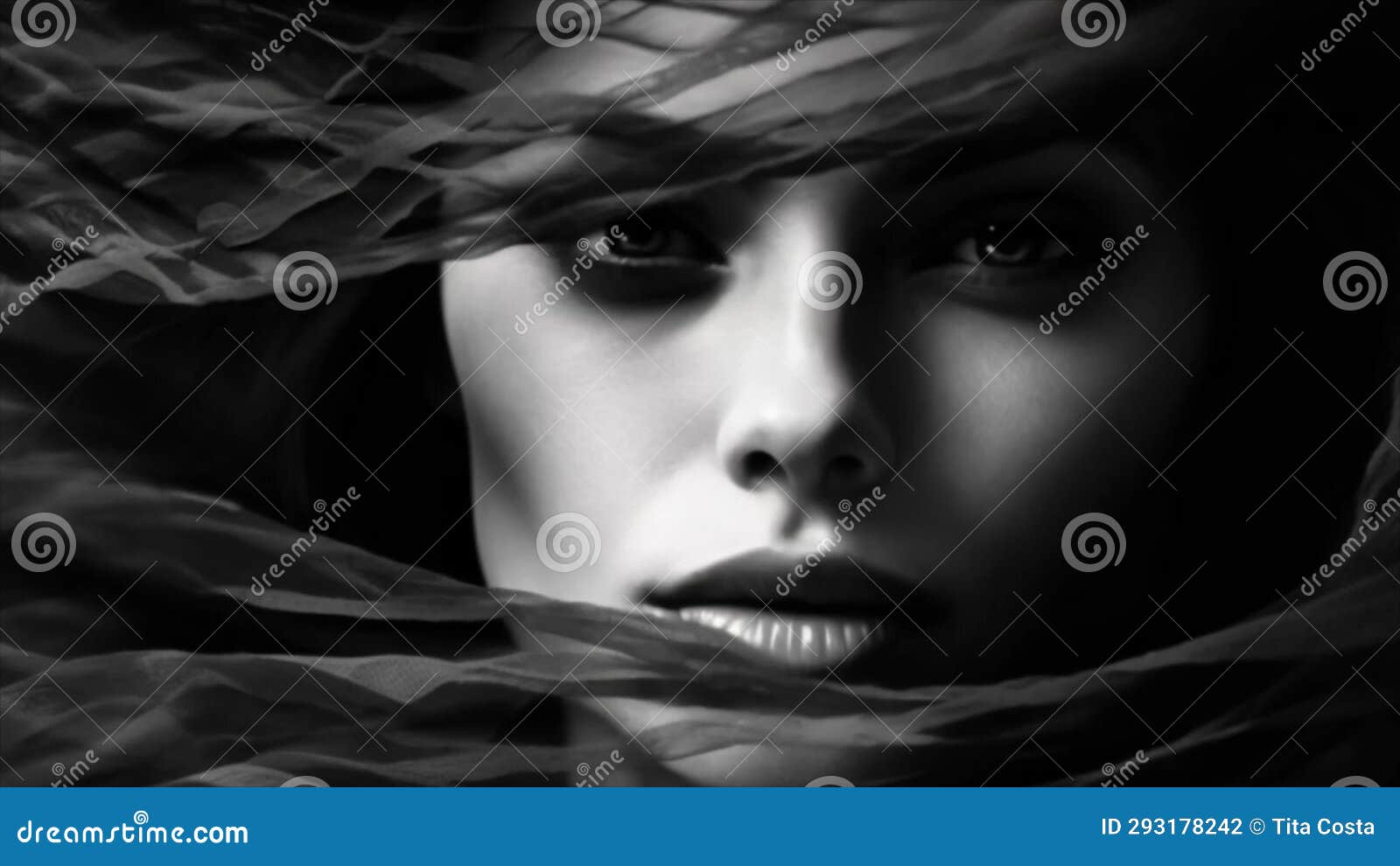 AI Video of a Top Model Blinking the Eyes. Stock Footage - Video of ...