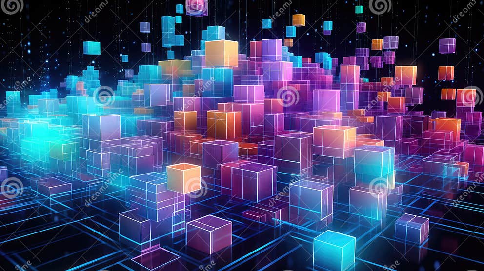 Visualizing Big Data Generated By An Clustering Algorithm In A Glowing