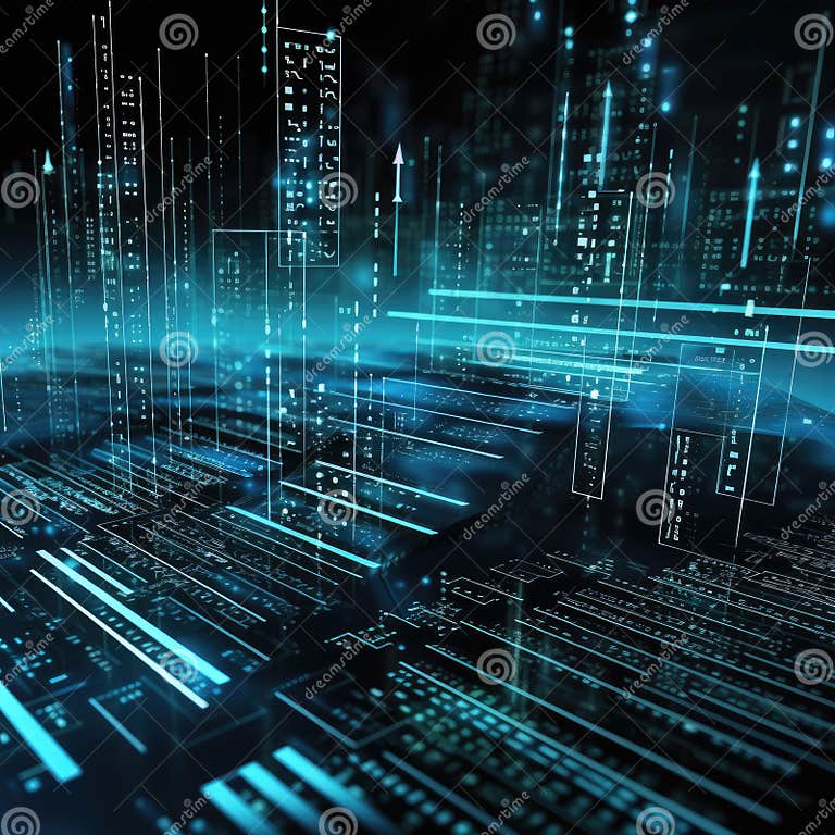 Visualizing Big Data Generated By An Clustering Algorithm Stock Illustration Illustration Of