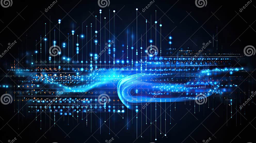 Visualizing in Modern UI - Big Data Generated by an Clustering Algorithm Stock Illustration ...