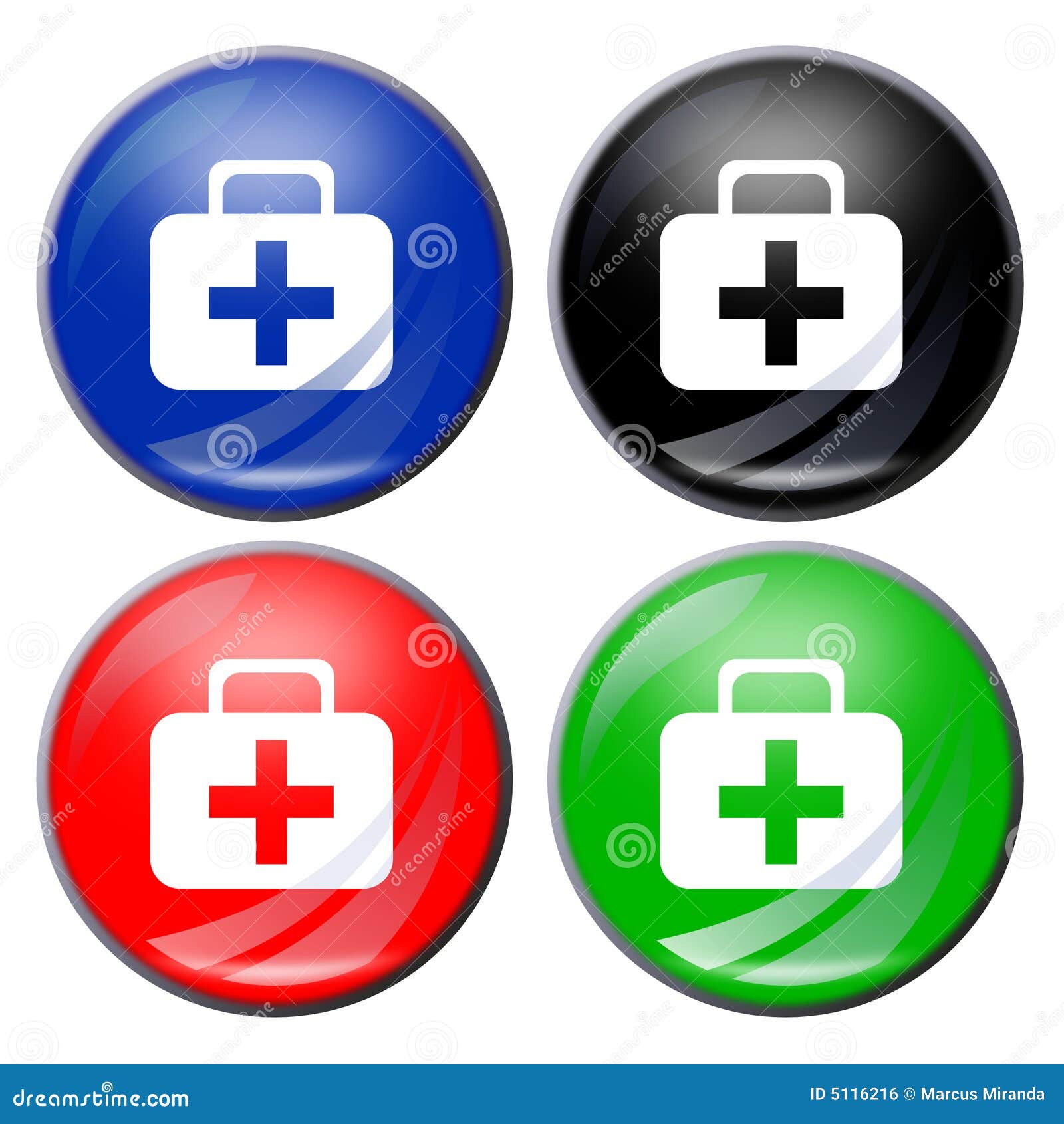 Aid kit button stock illustration. Illustration of icon - 5116216