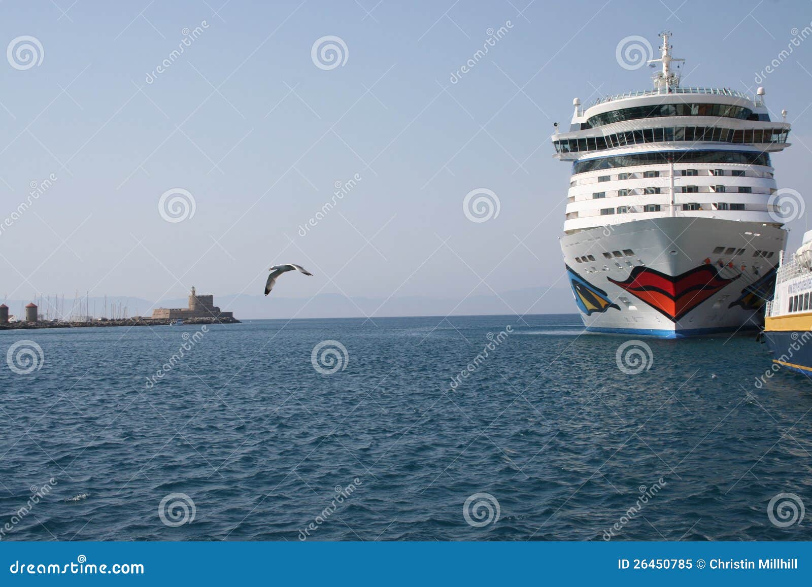 AIDA Cruise Ship editorial image. Image of boat, logo - 26450785