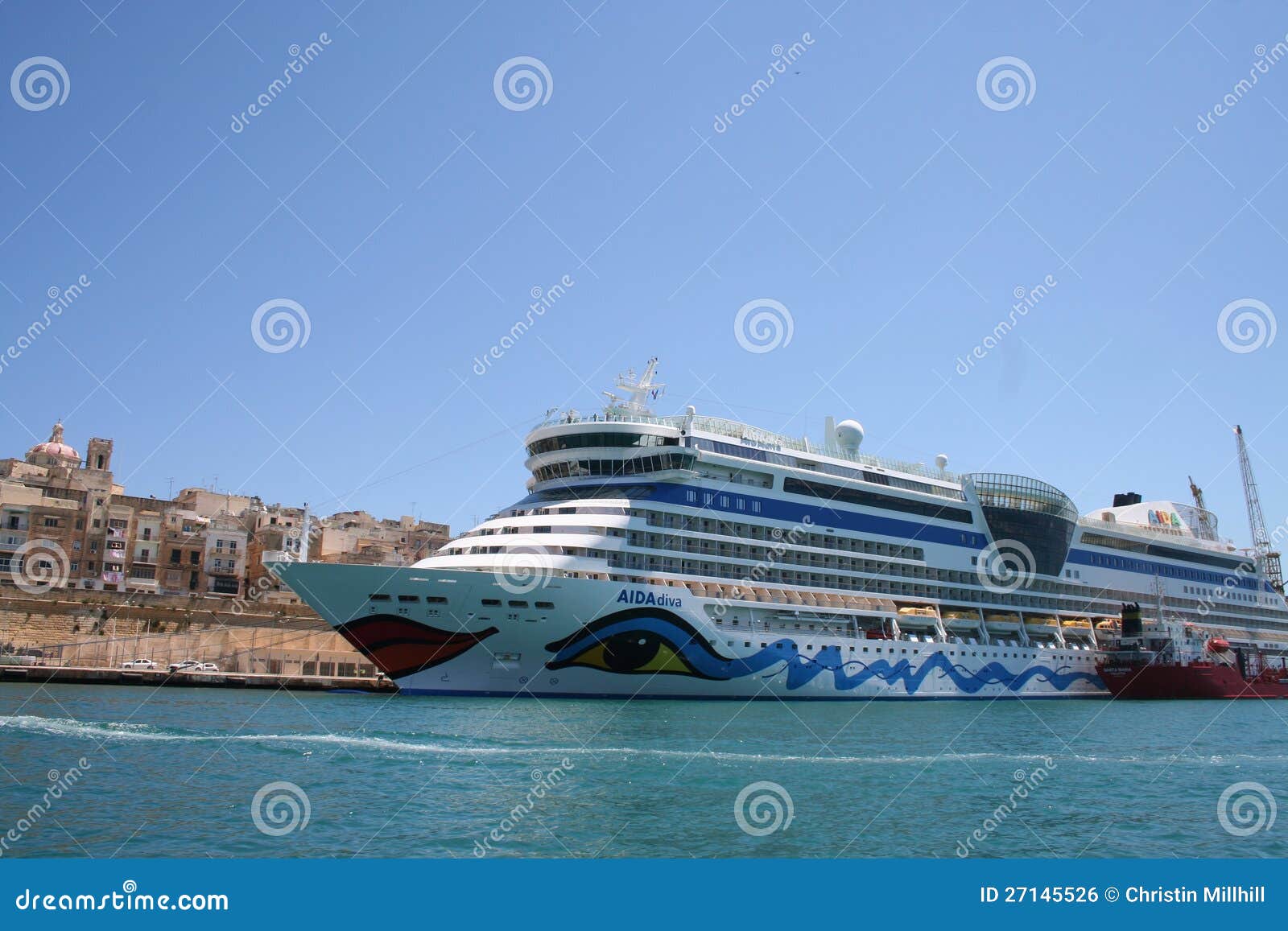 AIDA Cruise Ship editorial photo. Image of journey, marine - 27145526