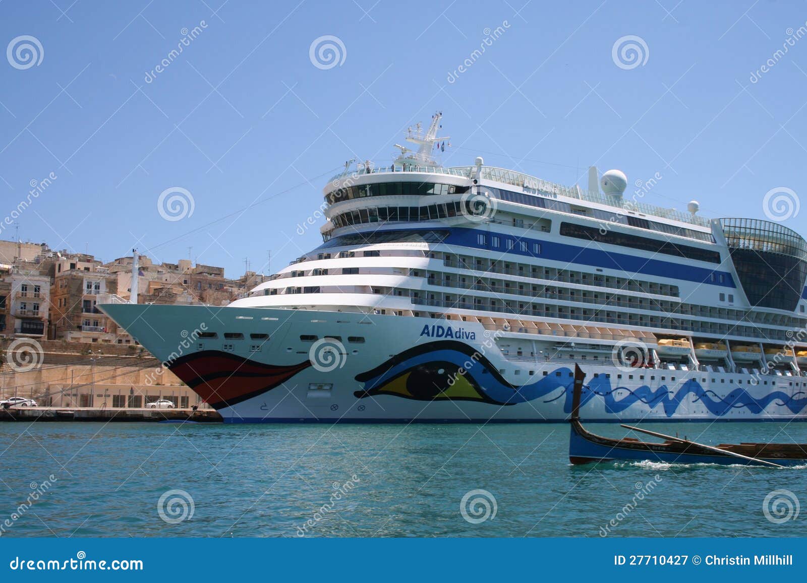 AIDA Cruise Ship editorial photography. Image of fall - 27710427