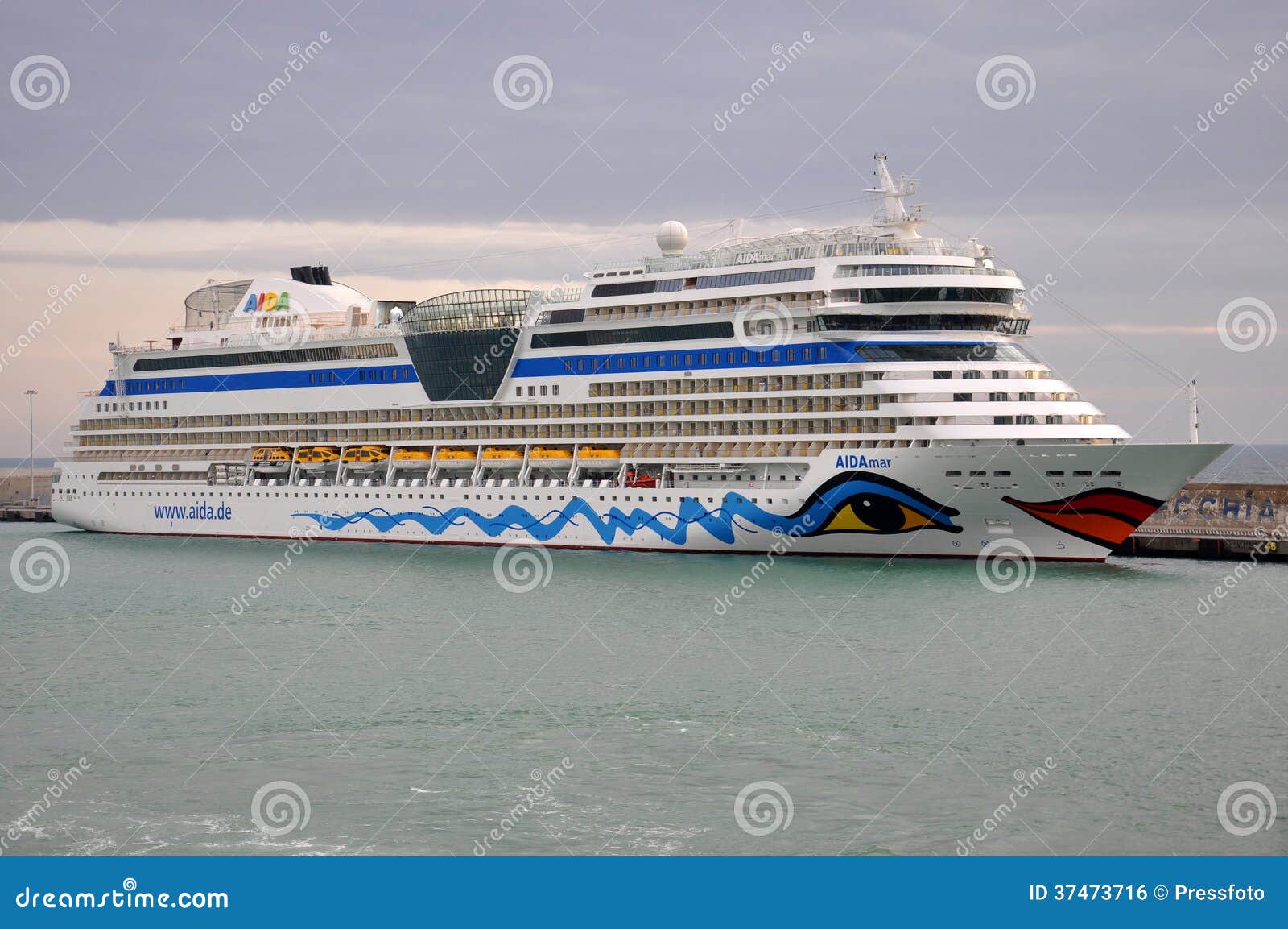 AIDAmar editorial photo. Image of italy, getaway, cruises - 37473716