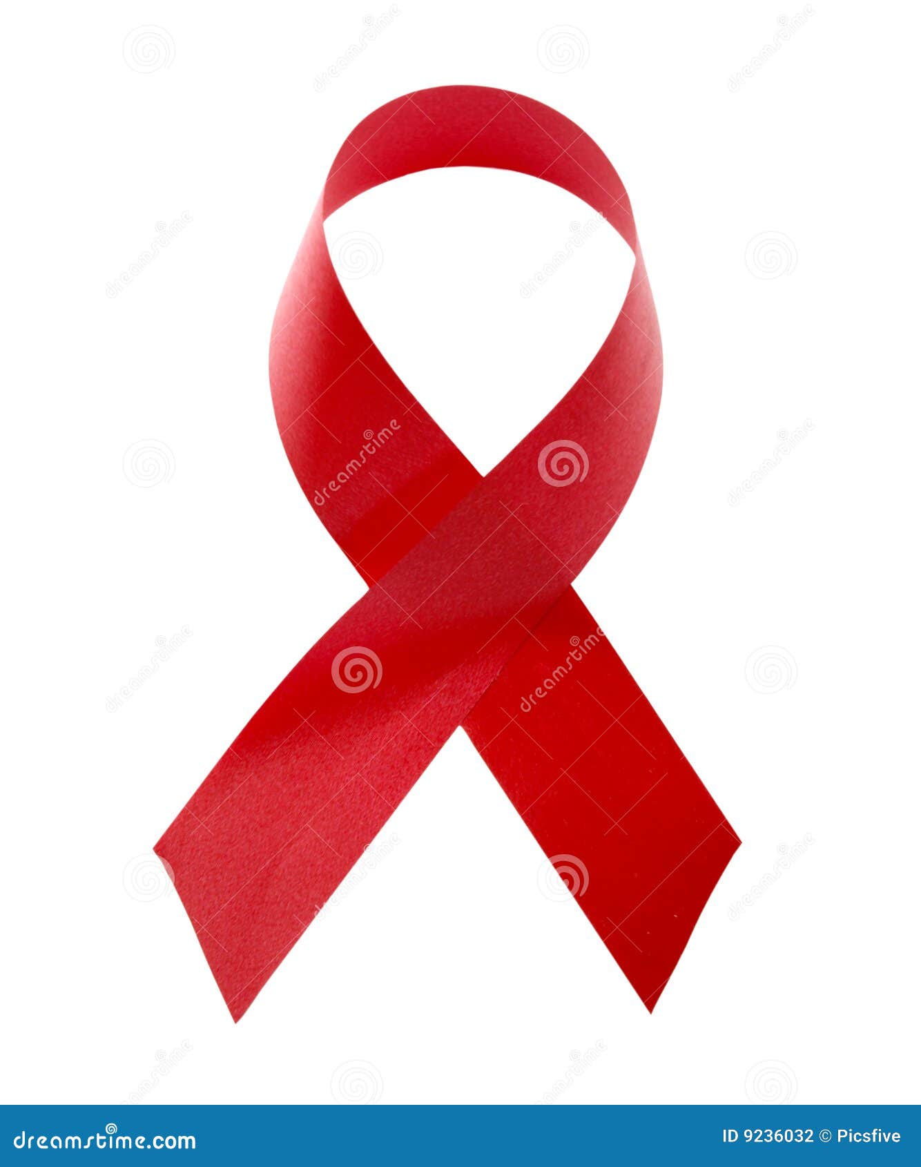 Aids awareness red ribbon stock photo. Image of clipping - 9236032