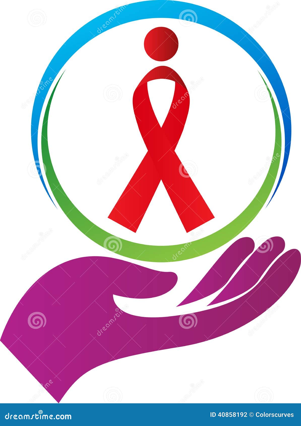 Aids awareness stock vector. Illustration of blood, element - 40858192
