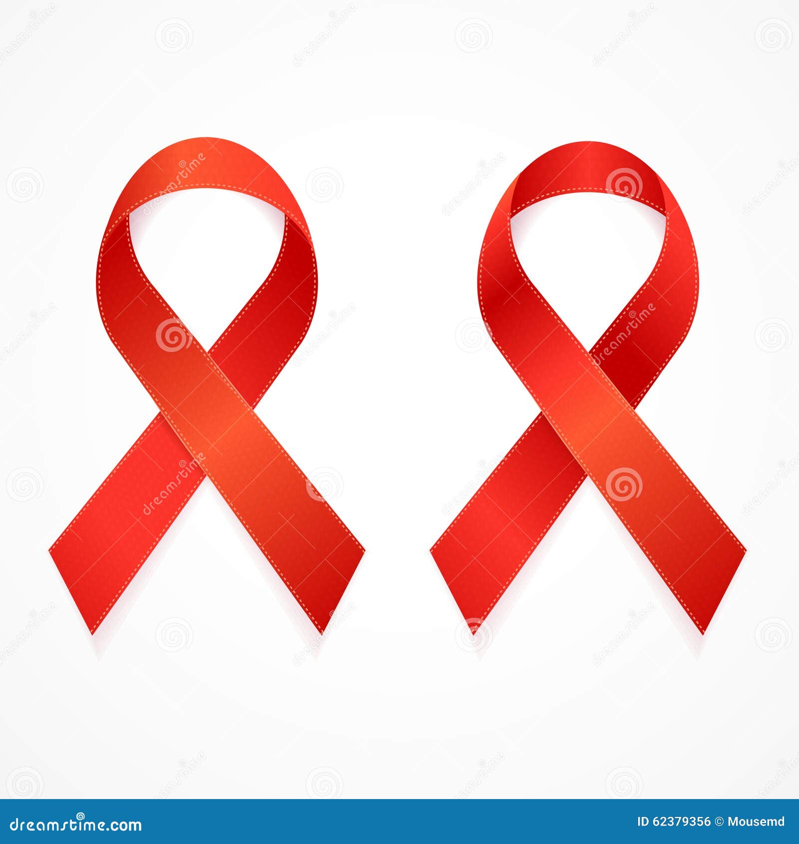 AIDS Ribbon Set. Vector stock vector. Illustration of life - 62379356
