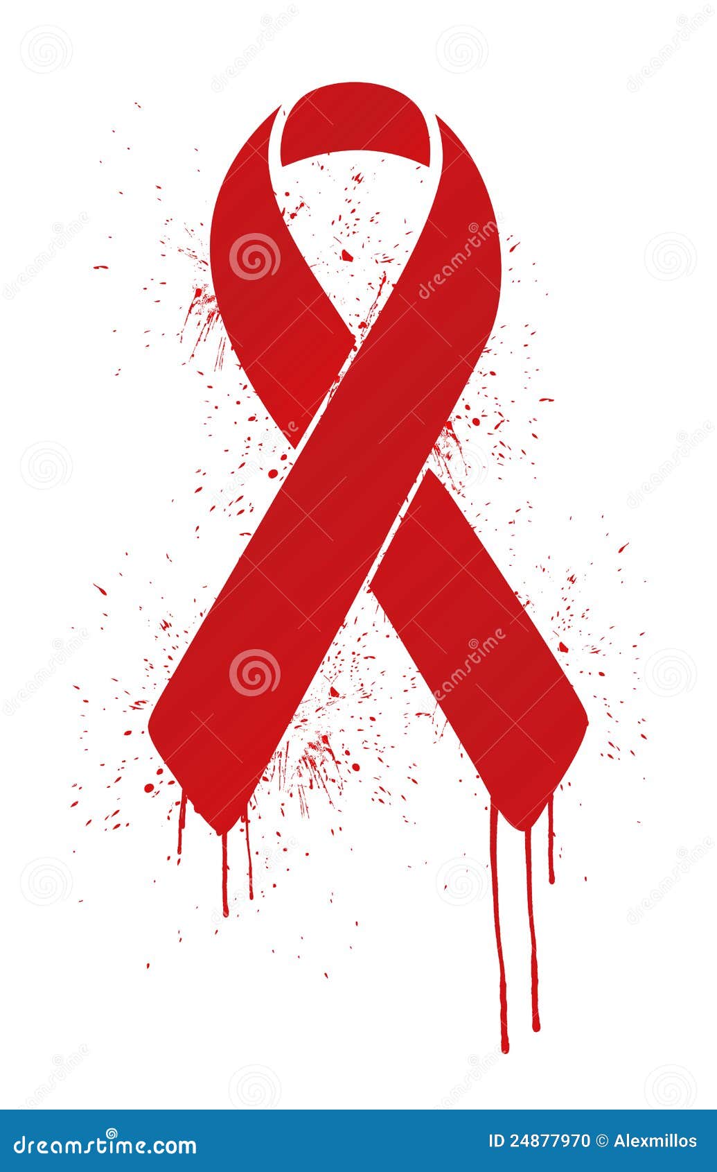 Aids Ribbon Sign Illustration Design Stock Vector - Illustration of ...