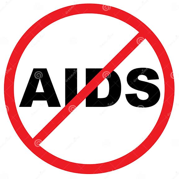 AIDS warning stock vector. Illustration of illness, careful - 7610466